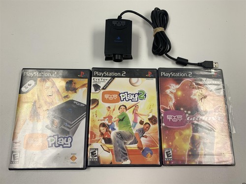 Sony PlayStation 2 PS2 Eye Toy Camera Sensor Bundle with 3 Games | eBay
