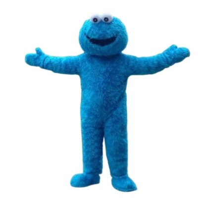 Cookie Monster Mascot Costume Halloween Anniversaire Fête Adulte ...