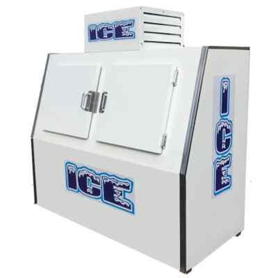 Fogel ICB-2-S 76" Outdoor Solid Door Bagged Ice Merchandiser | eBay