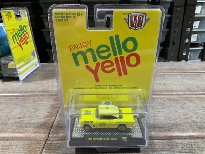 M2 MACHINES 1955 CHEVROLET BEL AIR GASSER GS01 MELLO YELLO BASE | eBay