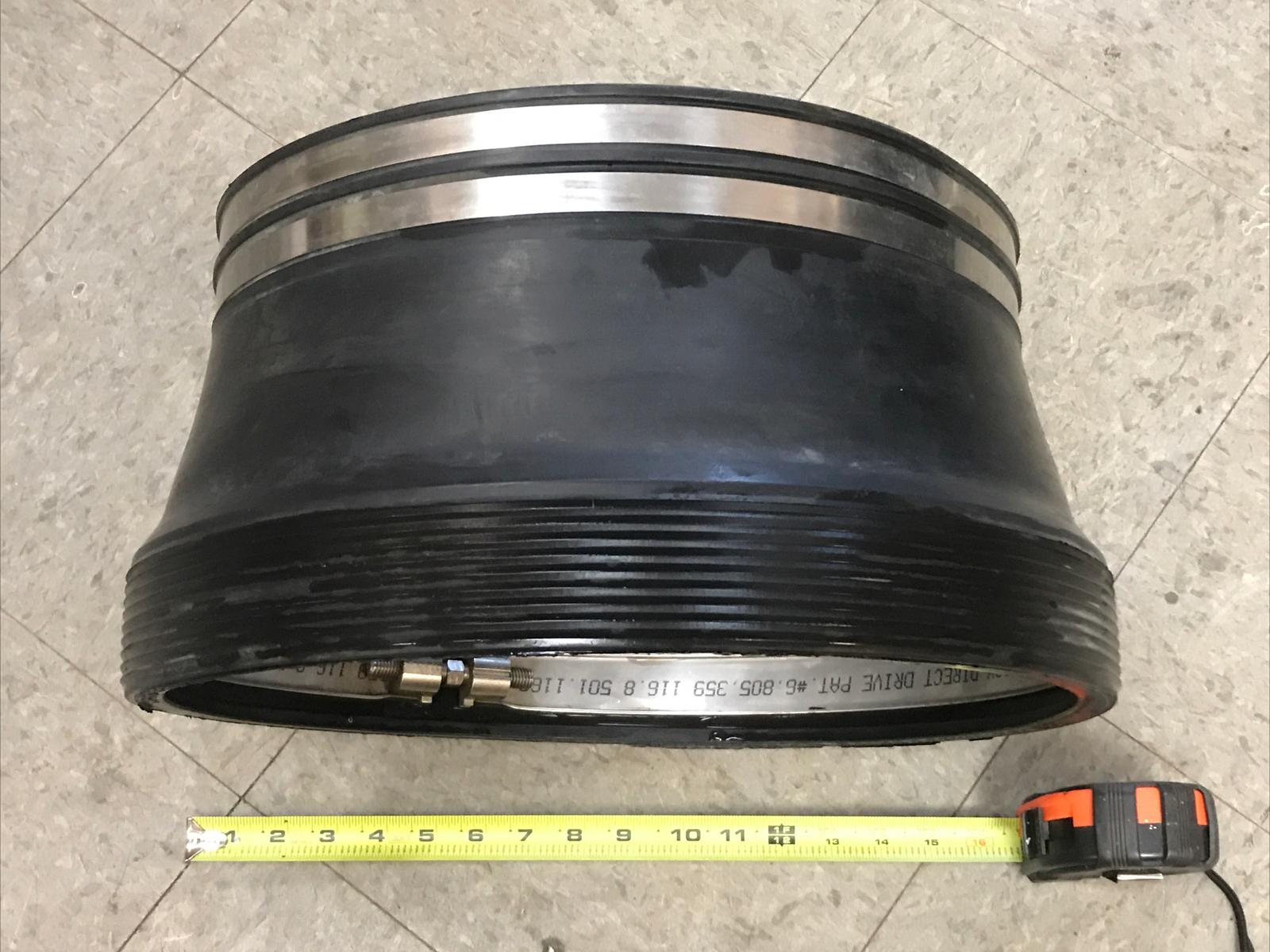 12” PRESS SEAL MANHOLE BOOT 16M PSX DIRECT DRIVE, PIPE OD 12.05-13.30 ...