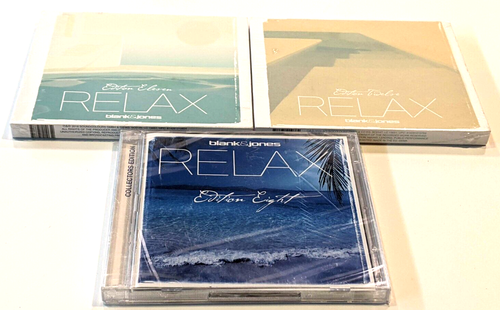 BLANK & JONES CD 3 Lot: RELAX: EDITION Eight, Eleven & Twelve CD NEW | eBay