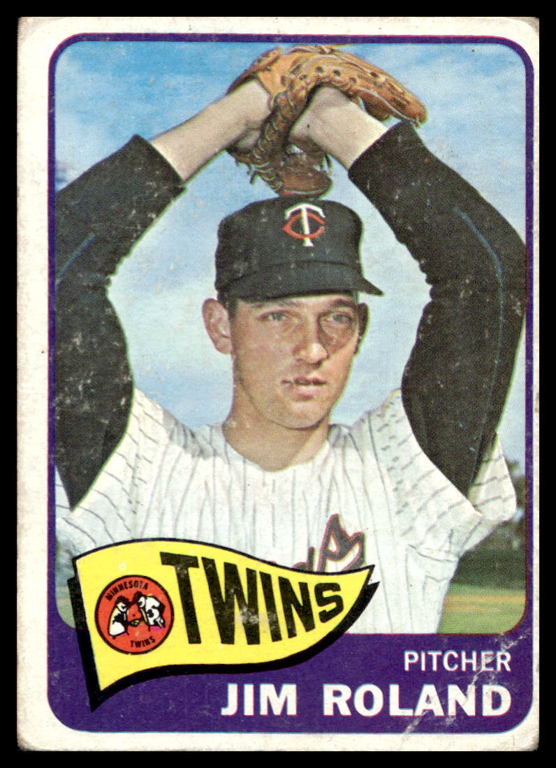 1965 Topps #171 Jim Roland Minnesota Twins VG-VGEX Crease | eBay