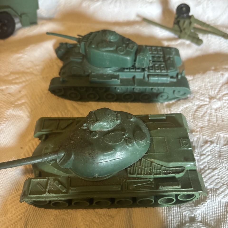 Marx Battleground Playset WWII American & German Soldiers | eBay