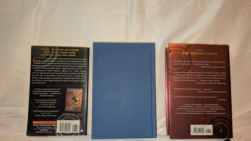 The Hunger Games Trilogy Hunger Games, Catching Fire, Mockingjay | eBay