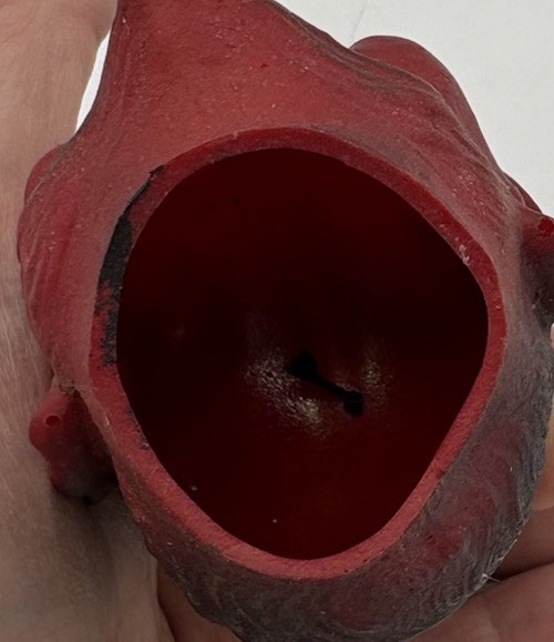 RARE 1960s Rubber Winking Devil Head Magic Seer Swami Mascot Rat Rod Charm | eBay