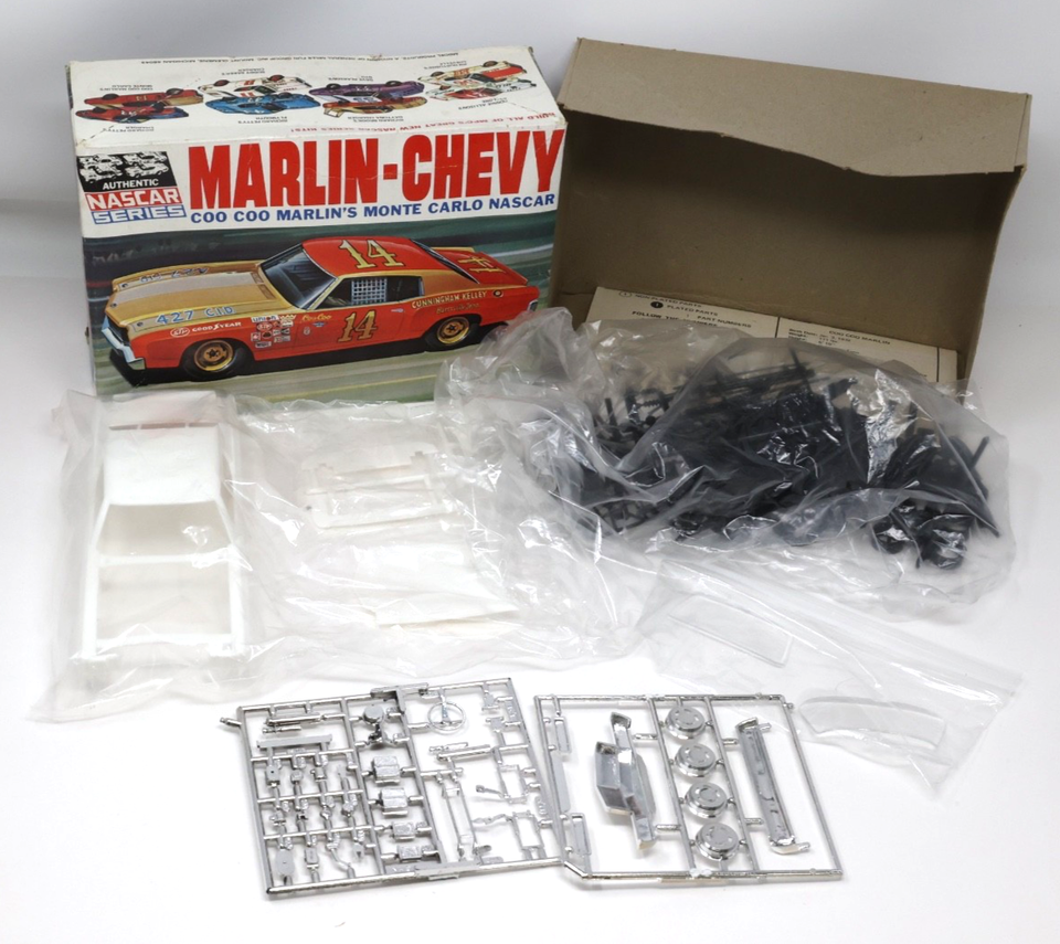 MPC MARLIN CHEVY MONTE CARLO COO COO MARLIN STOCK CAR MODEL KIT 1-1707 ...