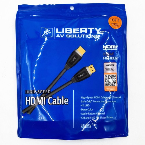 Liberty AV Solutions HDPMM10F 10' Premium High Speed HDMI Cable with ...