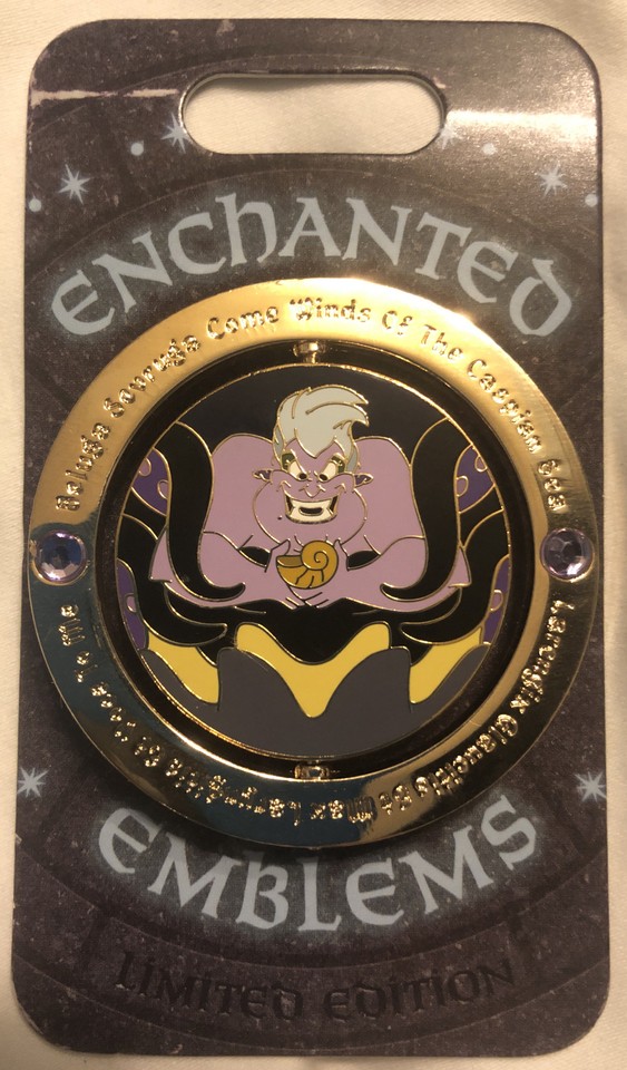 Disney Enchanted Emblems- The Little Mermaid Ursula Pin Limited Edition ...