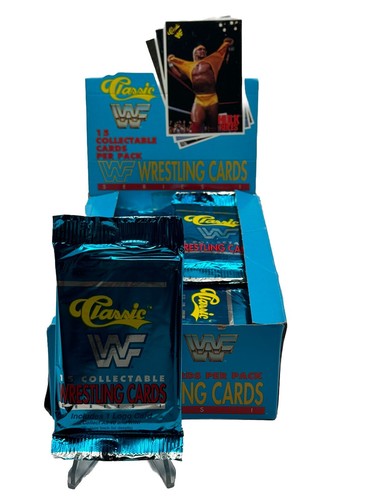 1990 Classic WWF Wrestling Cards Series 1: 1 Factory Sealed Pack ...