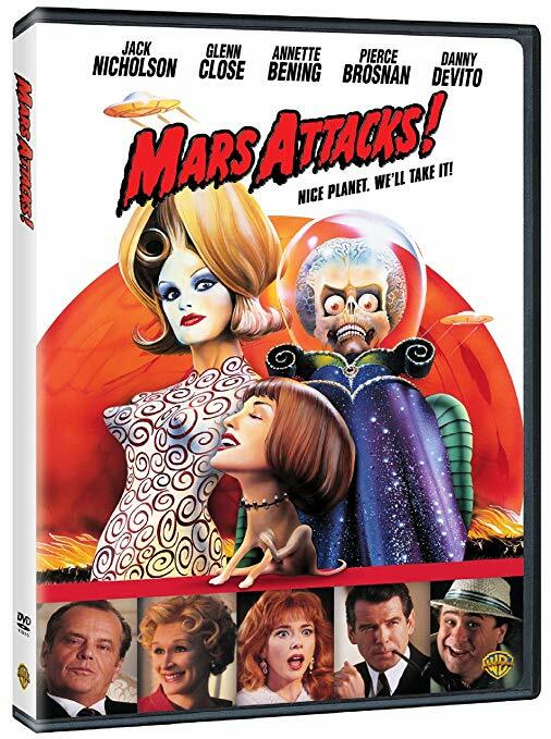 Mars Attacks! ~ DVD ~ Jack Nicholson, Glenn Close (1996) 883929039999 ...