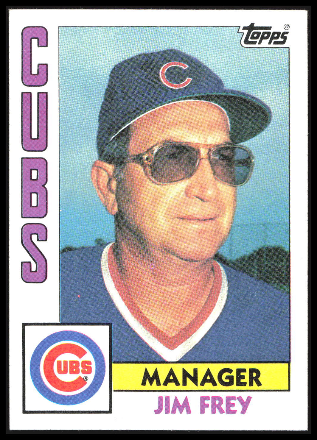 1984 Topps Jim Frey #51 Chicago Cubs XX | eBay
