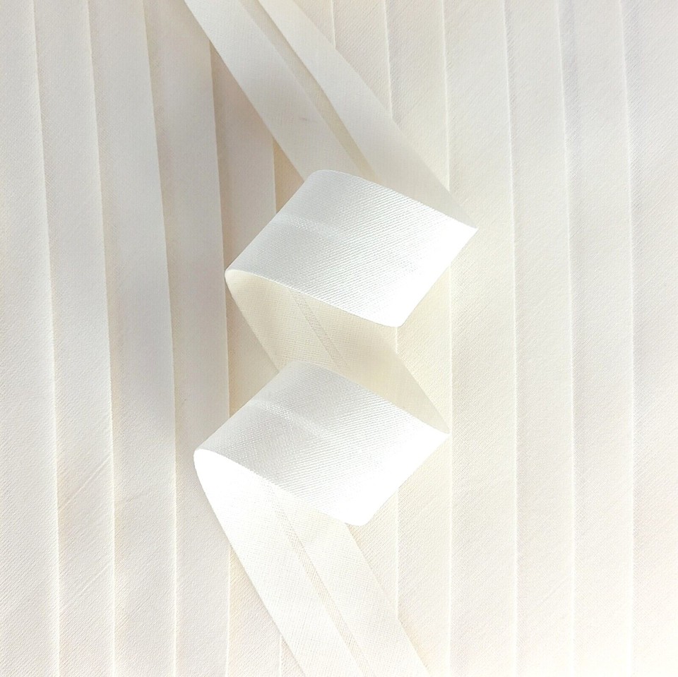 Bias Binding 25mm wide Poly Cotton Pre Folded Edge Tape - 3m 5m 10m or ...