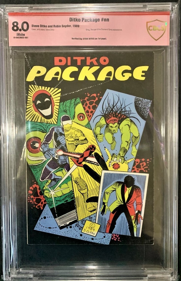 Ditko Package 1989 Rare signed by Ditko & verified CBCS 8.0 | eBay