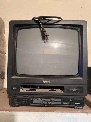 Vintage Rarely Symphonic TV Model 13TVCR X1-No Remote 1992 | eBay