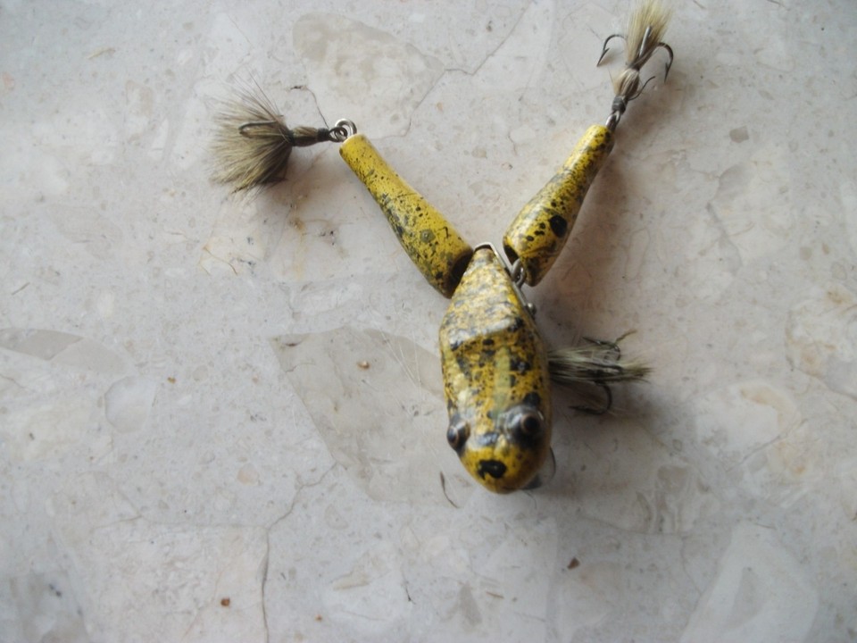 Vintage Fishing Lure Paw Paw Wotta Frog ( GREAT SHAPE ) | eBay