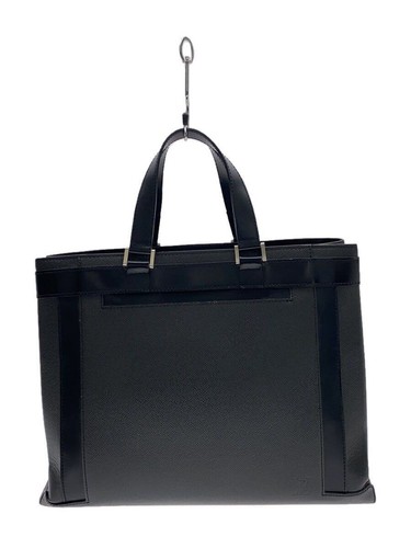 LOUIS VUITTON Tote Bag Kasbeck GM_Tyga_BLK Leather Black Plain Used | eBay