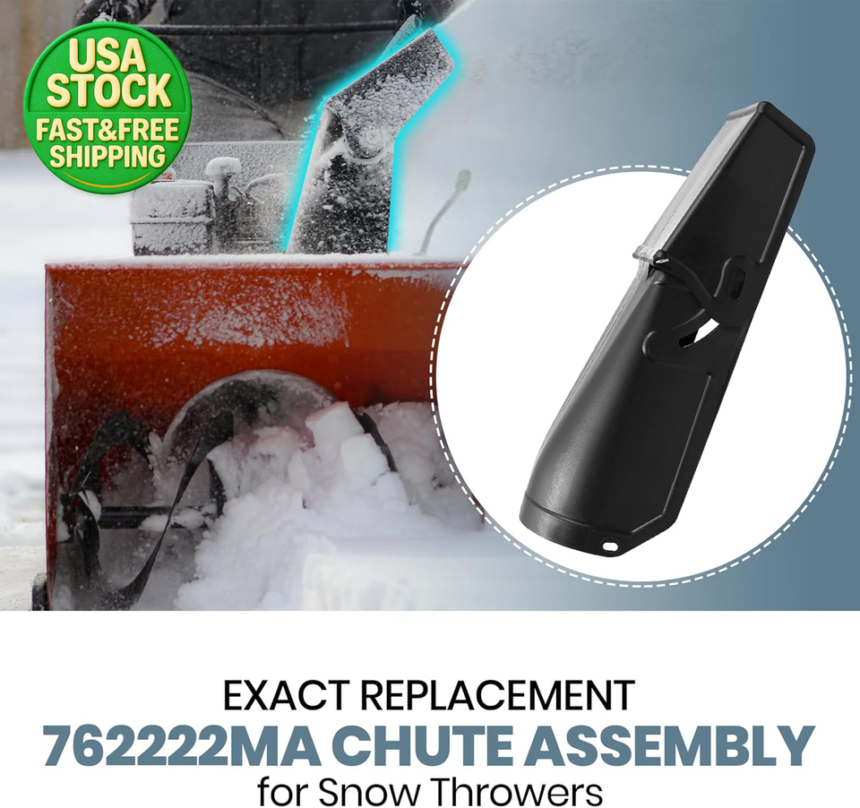 762222MA Chute Assembly for Craftsman Snow Thrower Replacement 325847MA ...