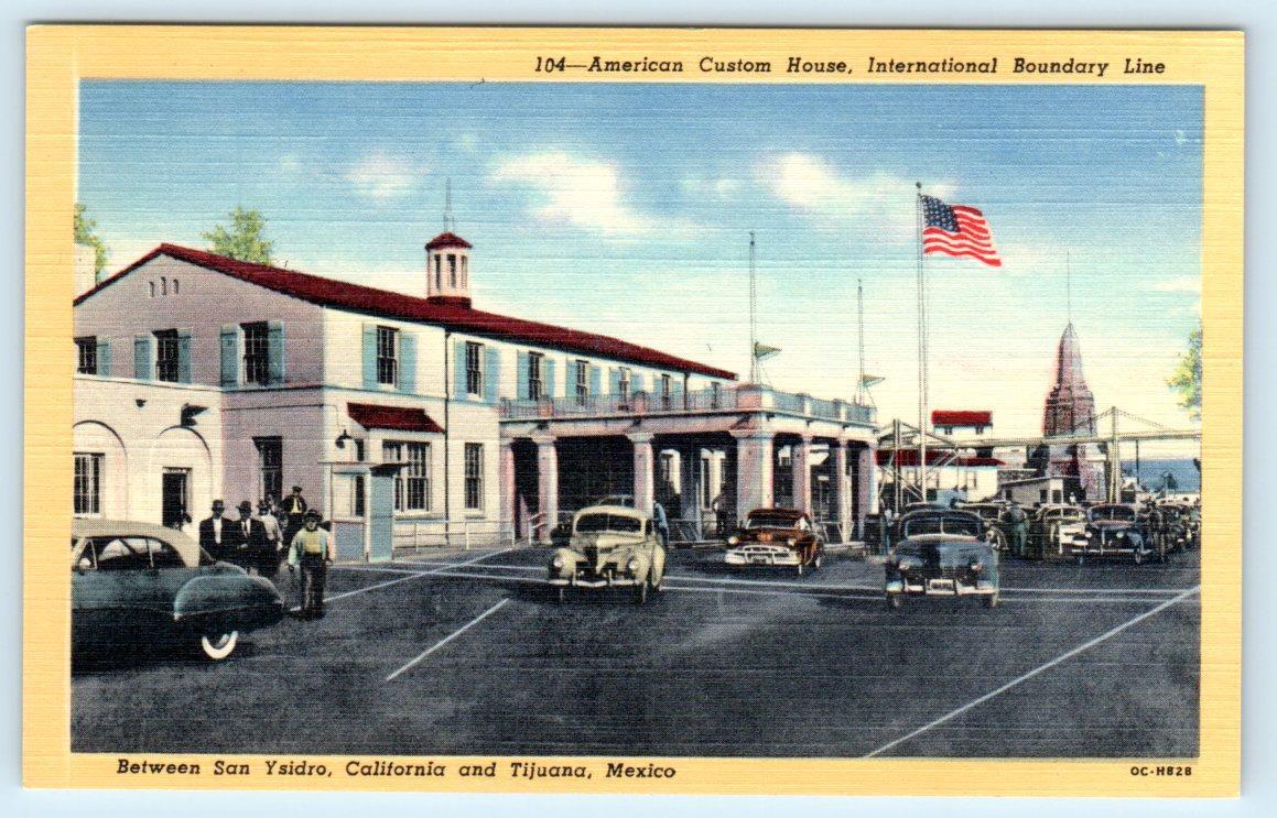 3 Postcards TIJUANA, Mexico ~ Custom House AVENIDA REVOLUCION Jai Alai ...