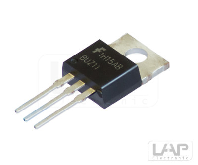 BUZ11 STS Transistor N-LogL- MOSFET 50V 30A 75W TO220 Arduino Raspberry ...
