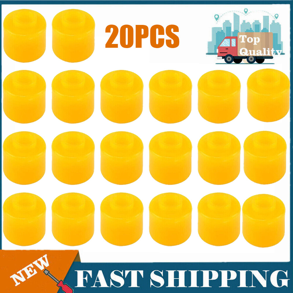 Piece of 20 Universal 10mm Orange Vehicle Rubber Shock Absorber ...