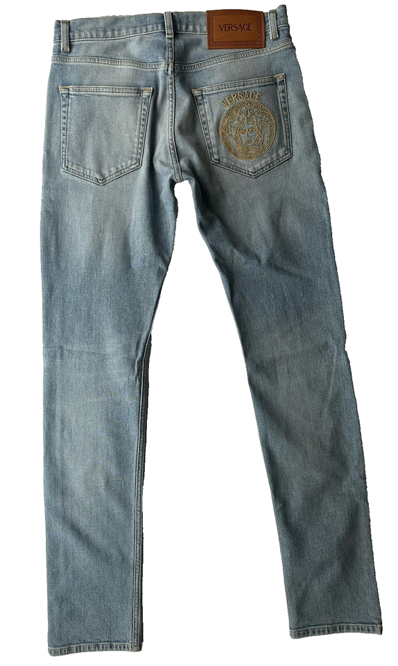 Versace Men’s Denim Stretch Light Stone Blue Jeans Size 34 US 1011835 ...
