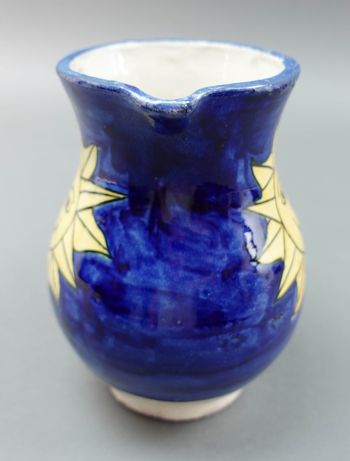 Safi Signed Vintage Moroccan Hand Painted Sun Pottery Pitcher | eBay