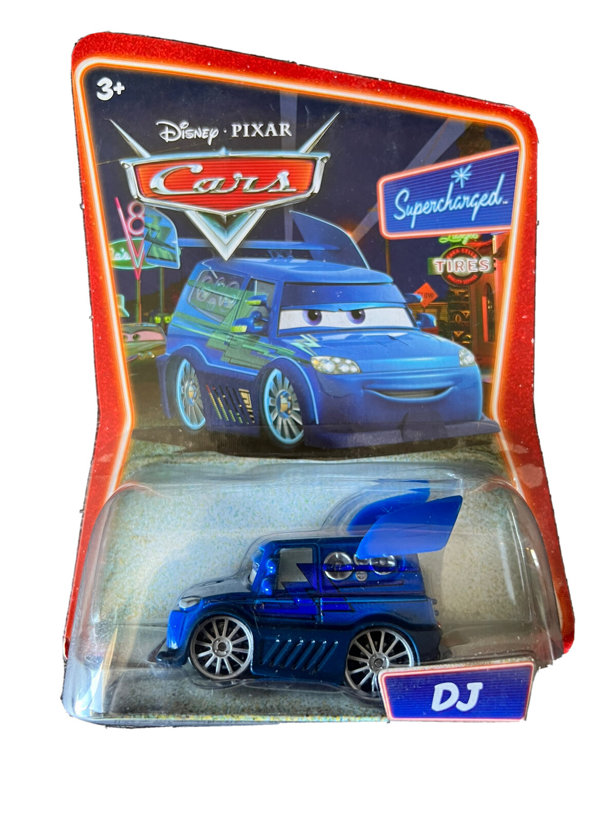 Disney Pixar Cars Supercharged DJ Blue FREE SHIPPING