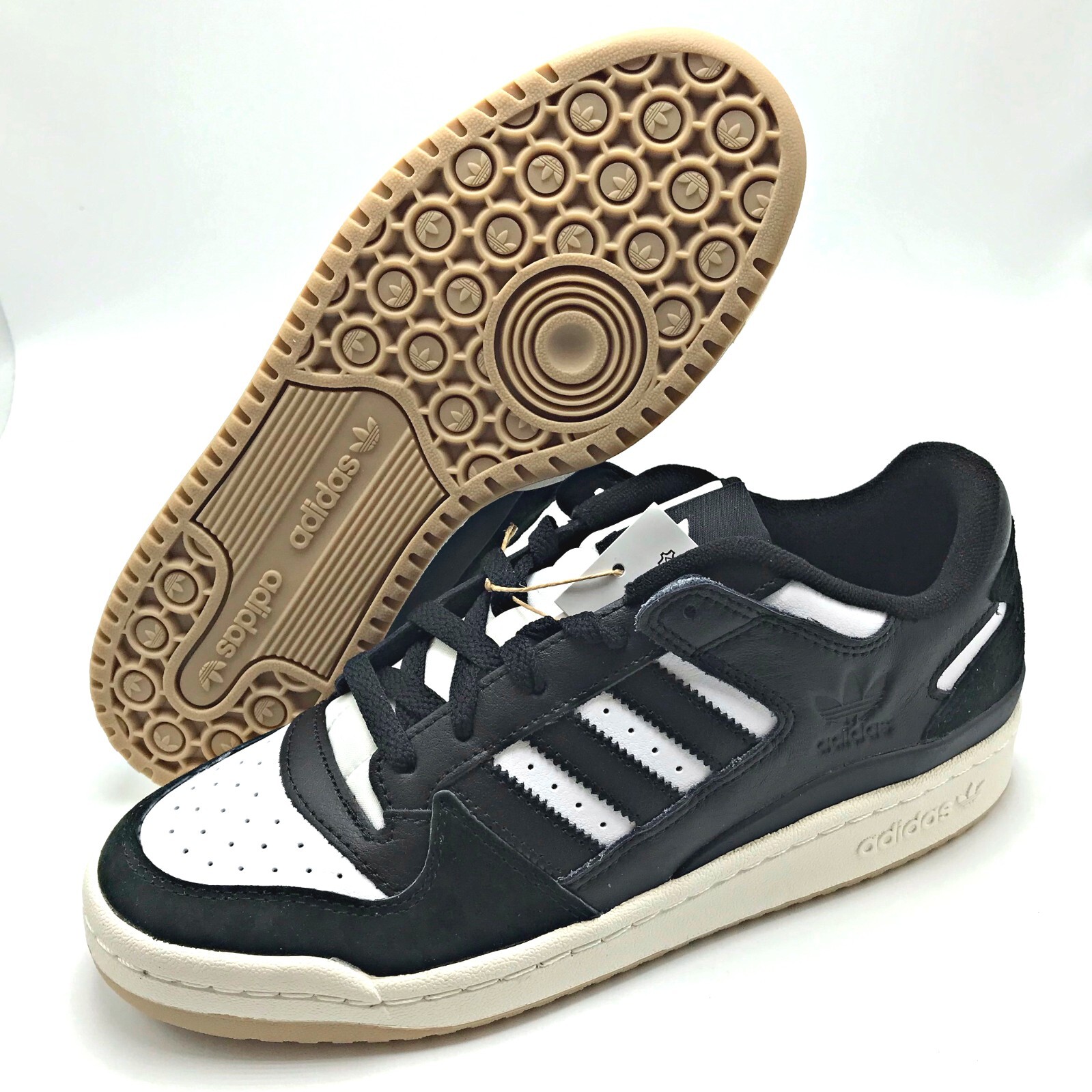 ADIDAS ORIGINALS Forum Low CL Black ID6857 Men's shoes sz 8-13 | eBay