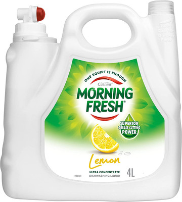Morning Fresh Lemon Dishwashing Liquid, 4 Liters Size Name:4 L (Pack Of ...