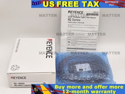 KEYENCE IG-1000 CCD transmission type digital laser sensor amplifier ...