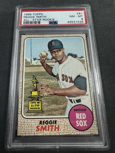 1968 Topps Baseball #61 Reggie Smith All Star Rookie PSA 8 NM-MT | eBay