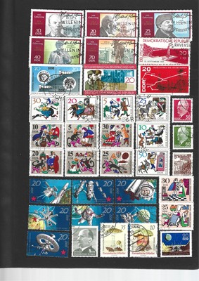 Lot de timbres oblitérés d'Allemagne RDA/DDR (L82) Voir scan | eBay