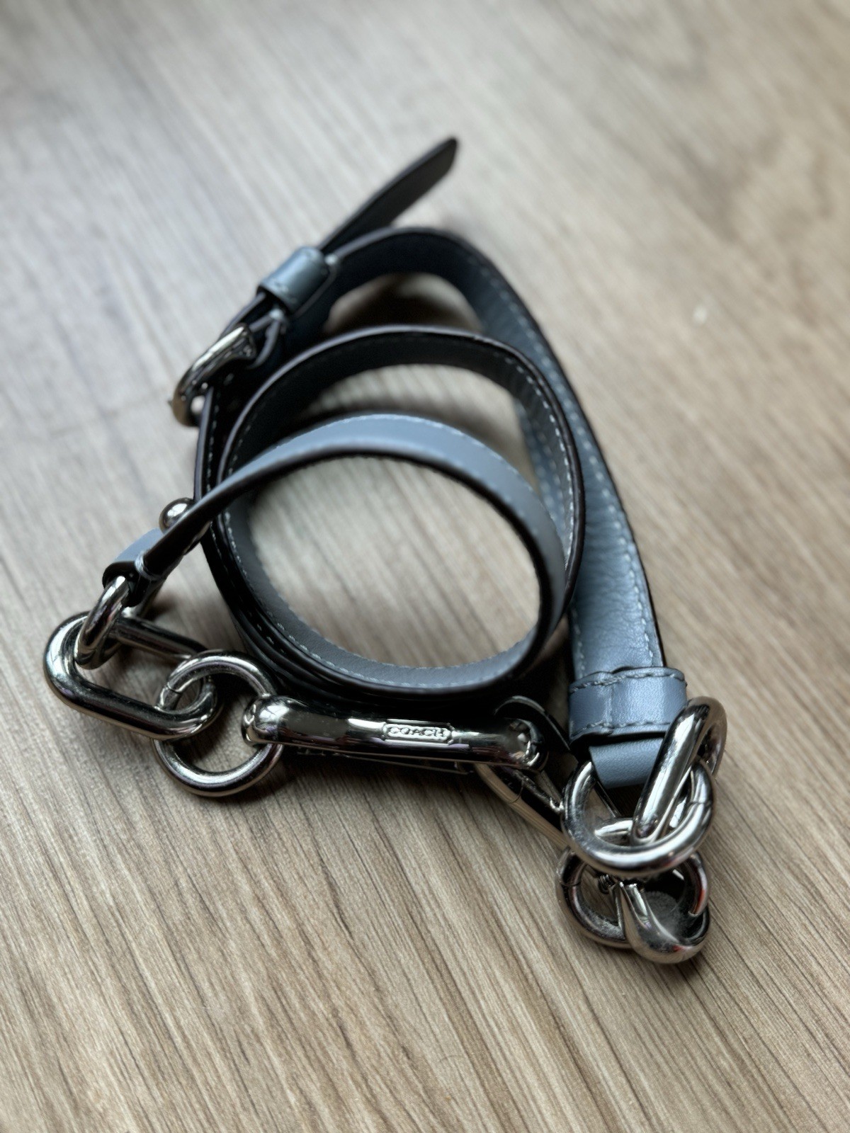 Coach Kristin White Leather Replacement Strap Silvert… - Gem