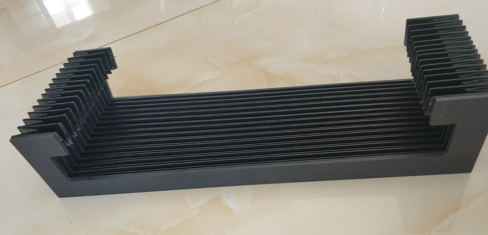 T2 accordion nylon protective shield bellows cover,210 mm x 55 mm x ...