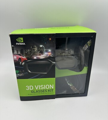 NVIDIA GeForce Wireless 3D Stereo Glasses Kit with Emitter | eBay