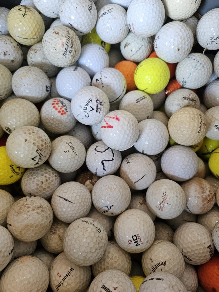 100 Unwashed used golf balls | eBay