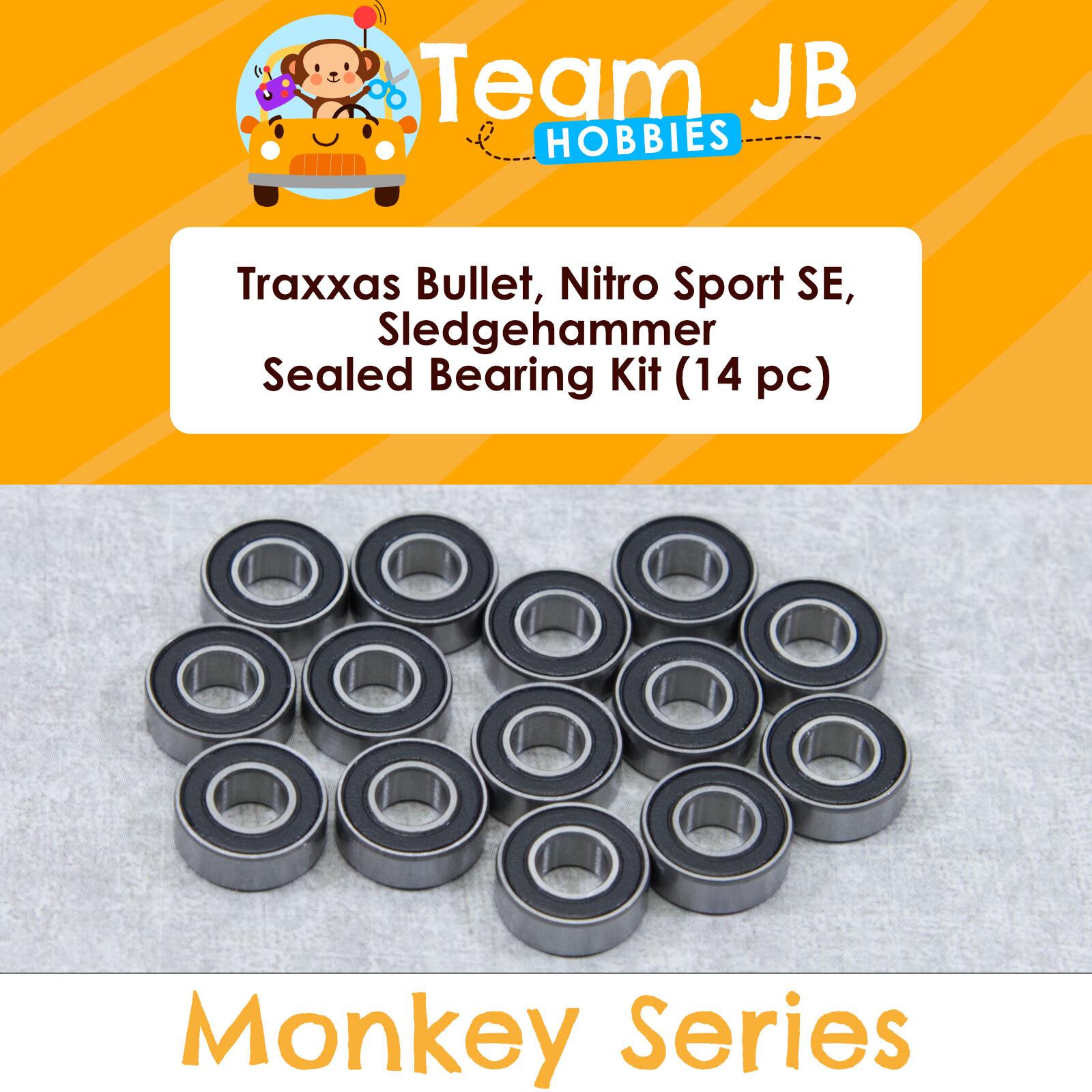 Traxxas Bullet, Nitro Sport SE, Sledgehammer - 14 Pcs Rubber Sealed ...