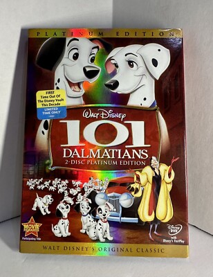 101 Dalmatians (DVD, 2008, 2-Disc Set, Platinum Edition) Brand New ...