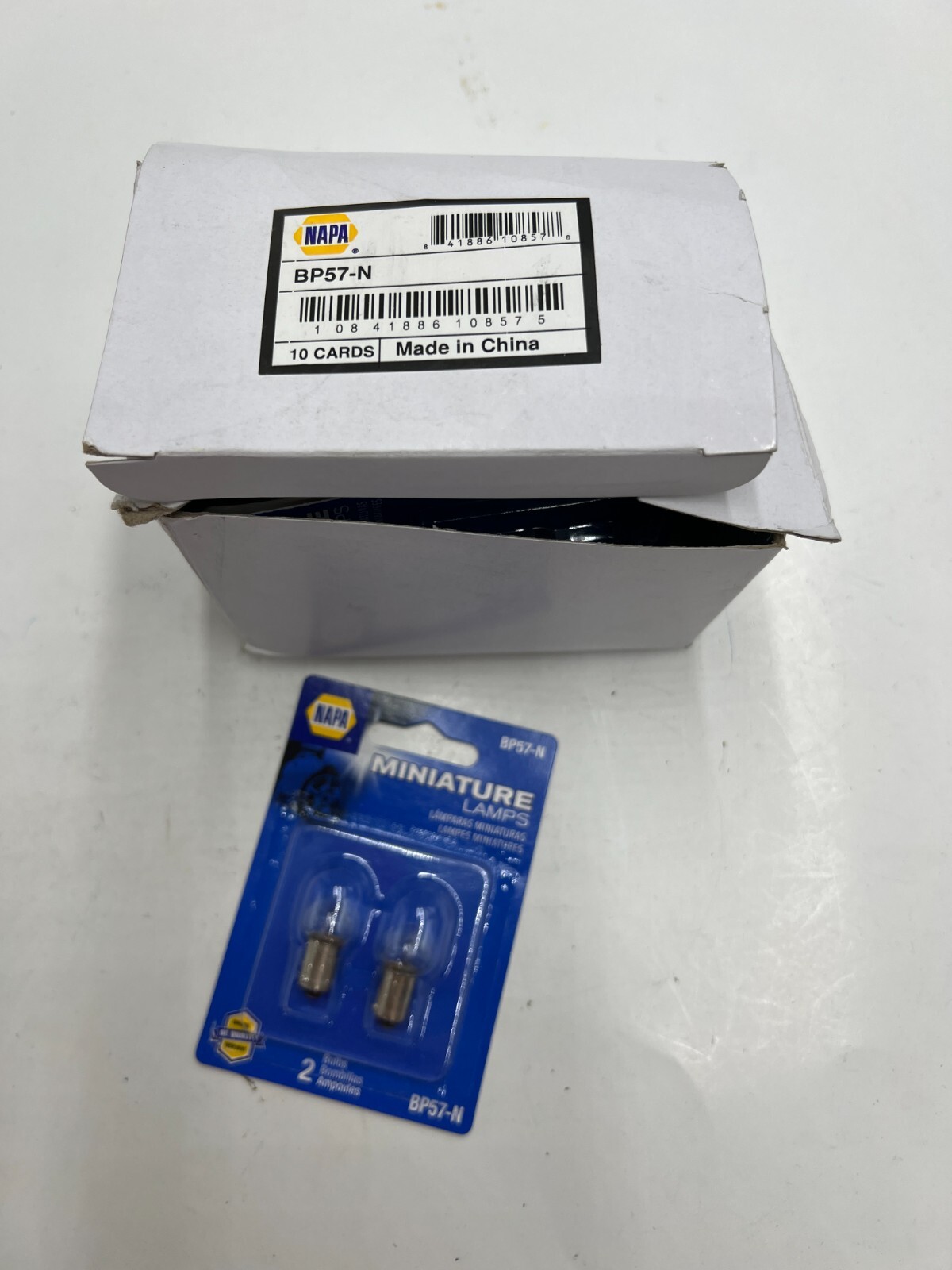 (10 Packs of 2) Genuine NAPA Quality Map Light Miniature Bulb BP57-N | eBay