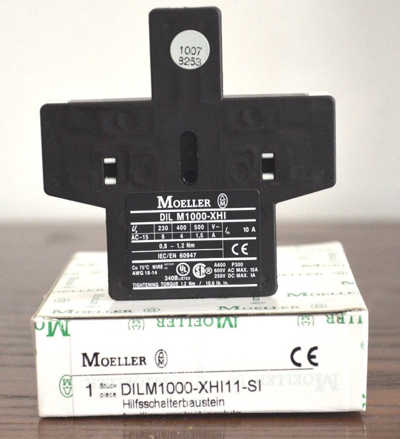 Klöckner Moeller DILM1000-XHI11-SI Hilfsschalterbausteine NEU OVP ...