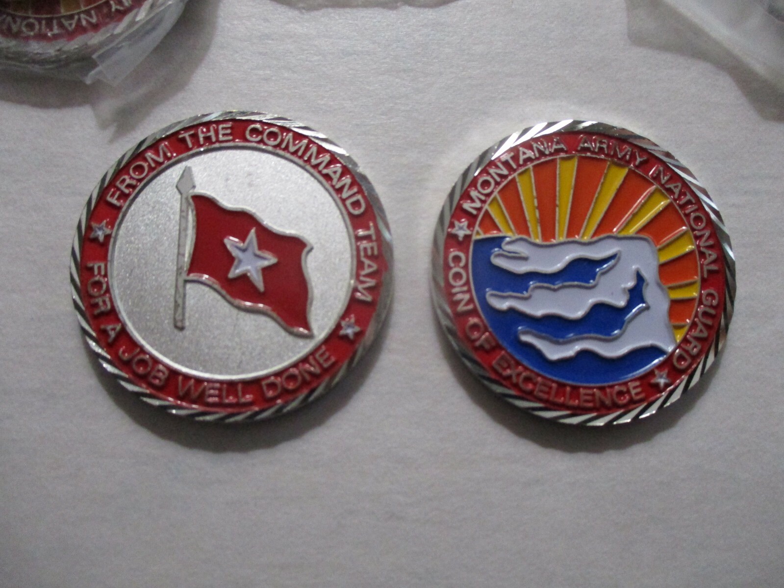 Montana Army National Guard Command Team Coin Of Excellence | eBay