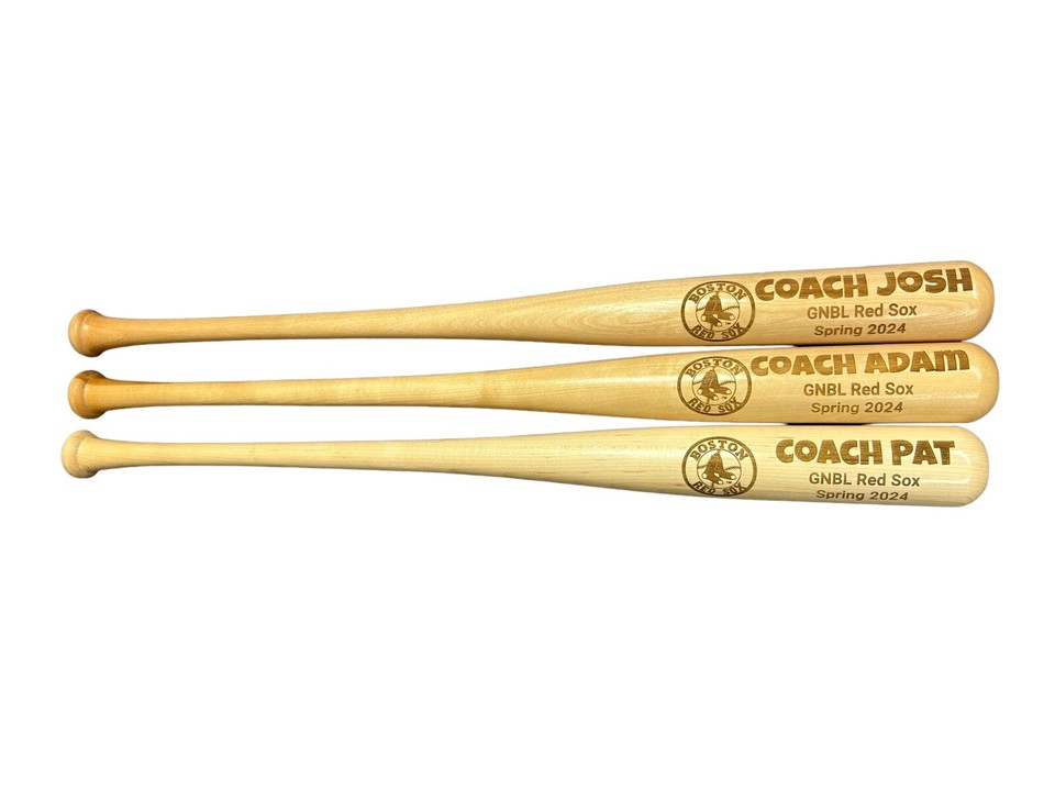 Custom Engraved Wood Bats-Trophy bats, Gift Bats, Groomsmen Gifts, Etc ...