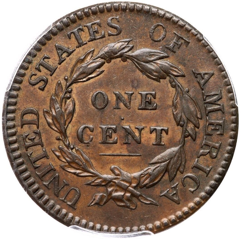 1817 N-10 PCGS AU 55 Matron or Coronet Head Large Cent Coin 1c | eBay