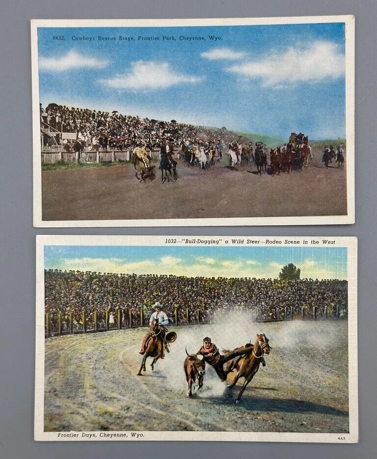 Vintage Cowboy 1930 Postcards