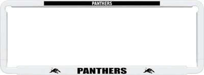 2X Official NRL Penrith Panthers Car Number Plate Frame Cover Surround ...
