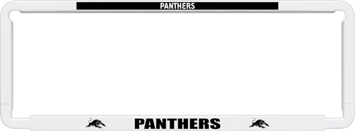 2X Official NRL Penrith Panthers Car Number Plate Frame Cover Surround ...