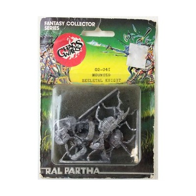 Ral Partha Fantasy Collectors Mini Mounted Skeleton Knights Pack New | eBay