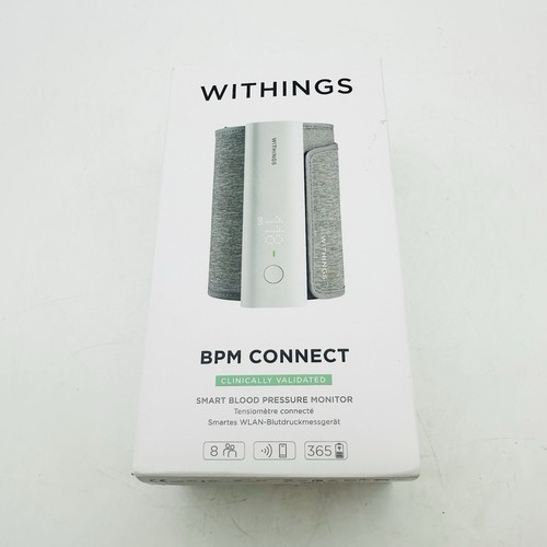 Withings - BPM Connect - Wi-Fi Smart Blood Pressure Monitor - White/Gray | eBay