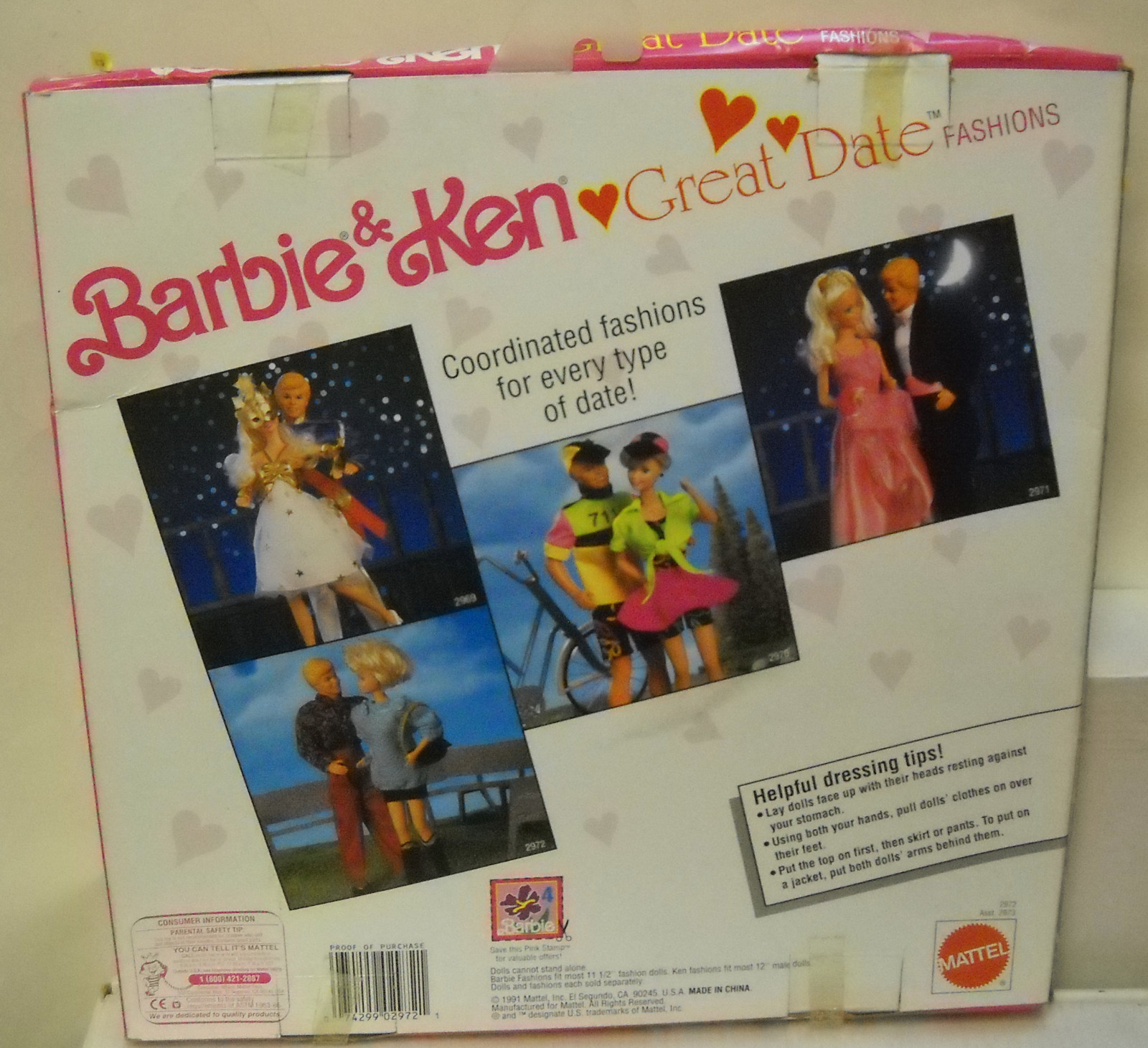 #7880 NRFB Vintage Mattel Barbie & Ken Great Date Fashions | eBay
